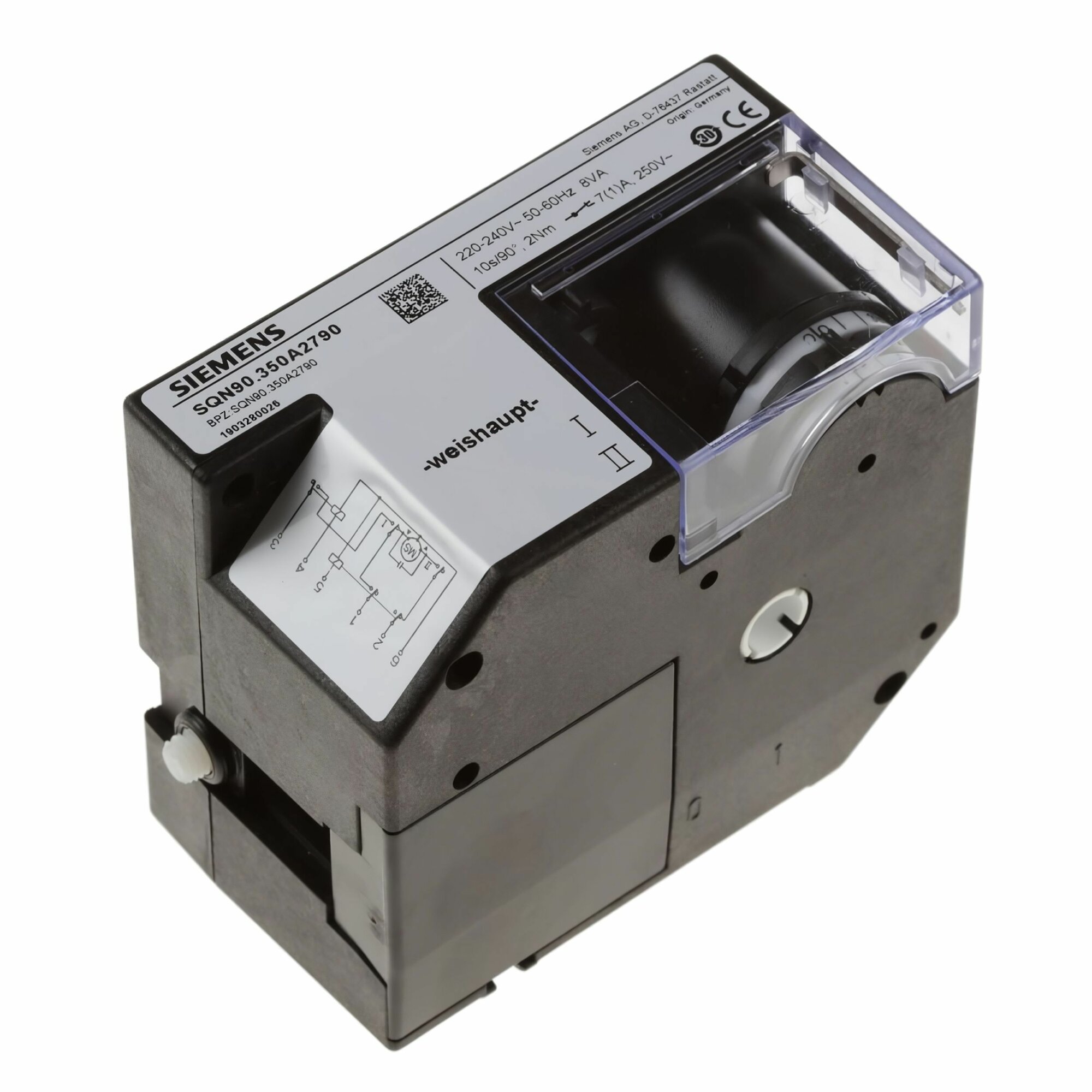 Сервопривод SQN90.350 220-240 В 50-60 Гц A2790 для WG20-A арт. We651037