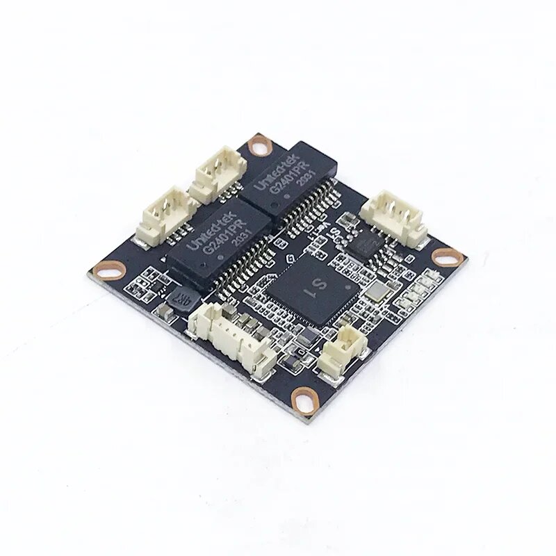 ANDDEAR Промышленный Ethernet-коммутатор 4-портовый 10/100M 4 port 5V-12V 90
