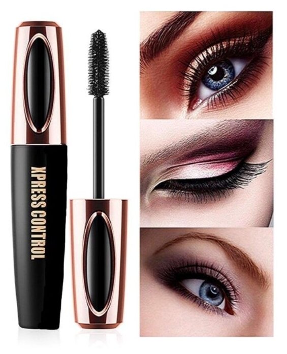 Million Pauline Тушь для ресниц Xpress Control, супер объем, разделение и длина , водостойкая черная