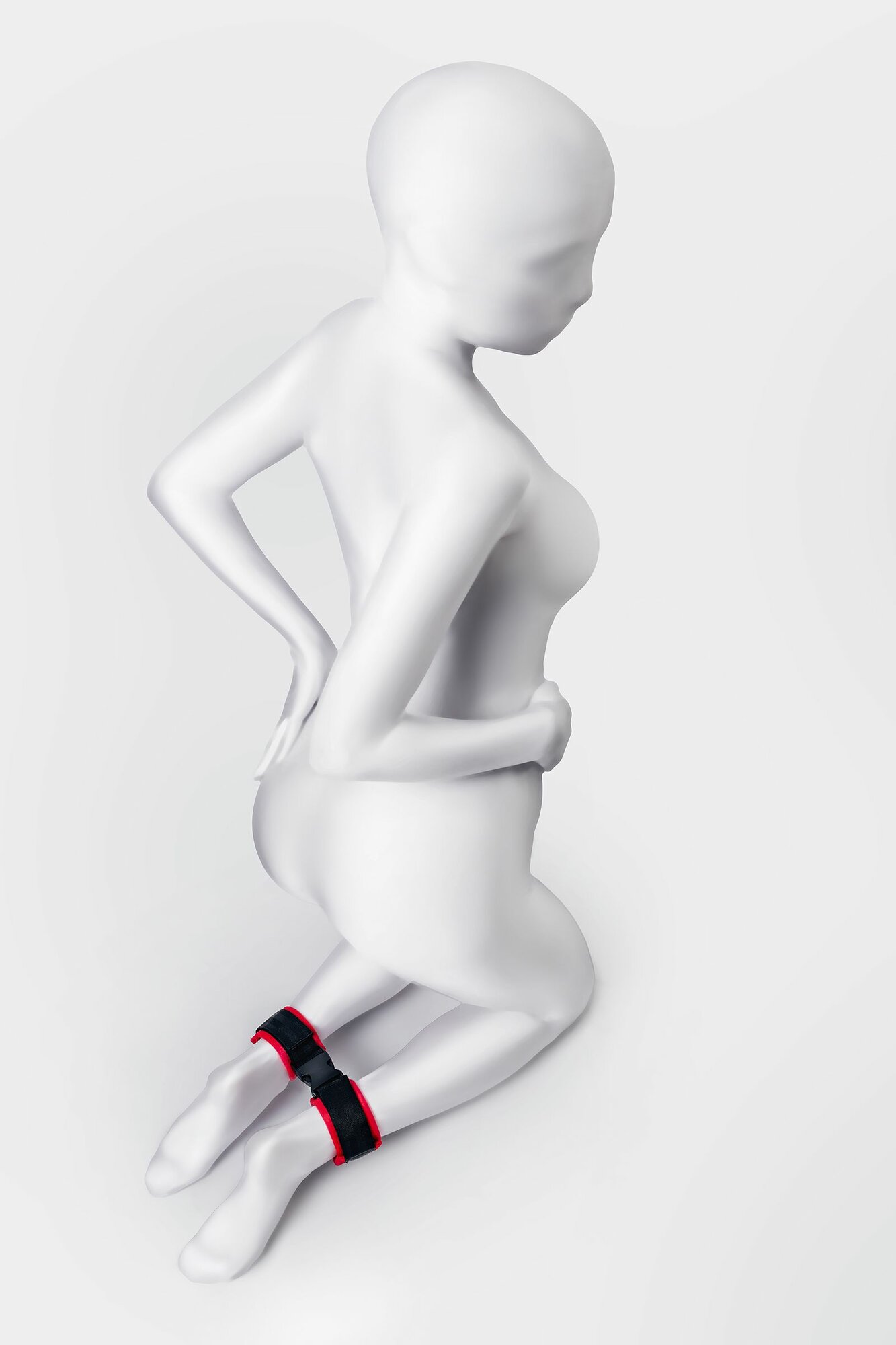 Поножи Anonymo #0156, велюр, красные, 29 см Toyfa Поножи Anonymo #0156, велюр, красные, 29 см