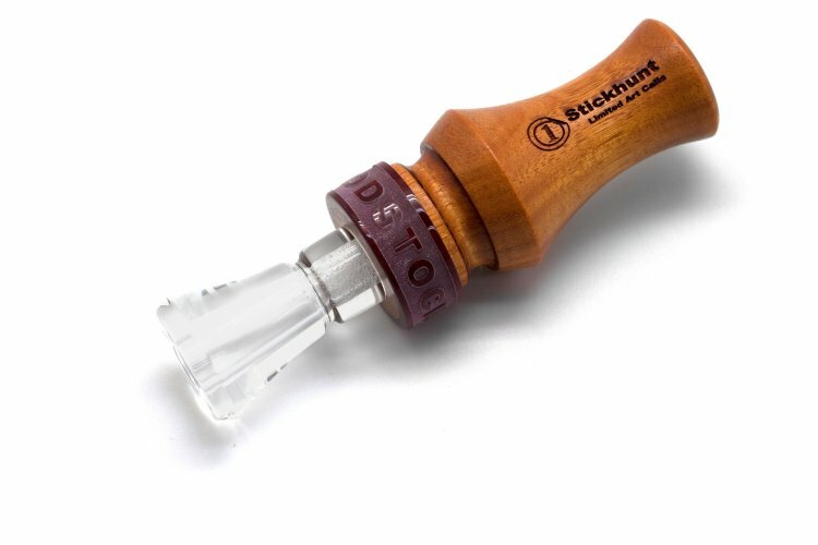 Манок духовой на утку акриловый Stickhunt ArtCalls Woodstock Хейдж 1 лепесток Прозрачный