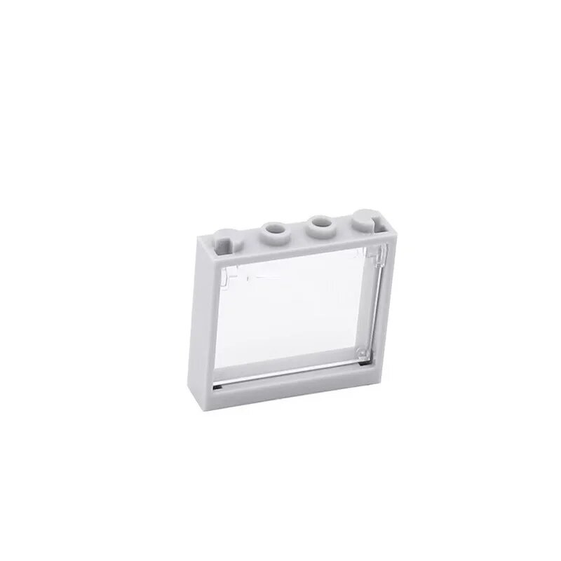 5 шт. прозрачные пластиковые блоки TUTU&LALA 1x4x3 для лего light grey 5pcs