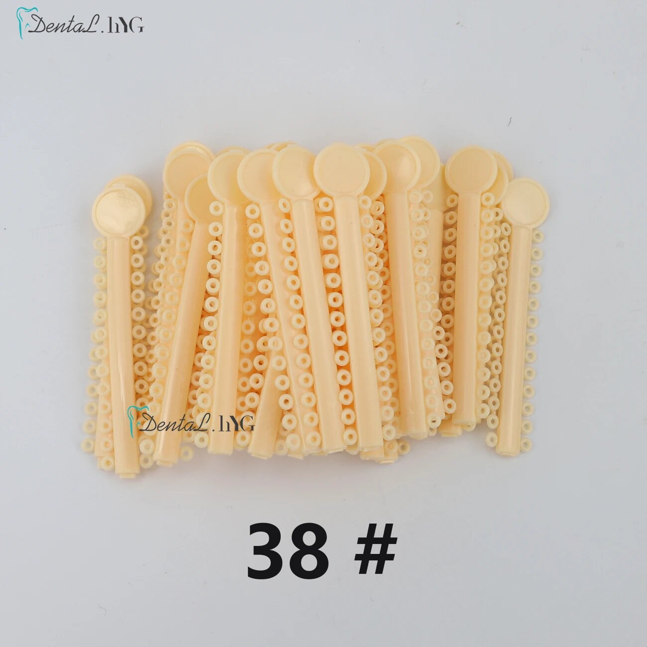HARBOR DENT Эластичные лигатуры для брекетов, силиконовые, 1040 шт. No.38