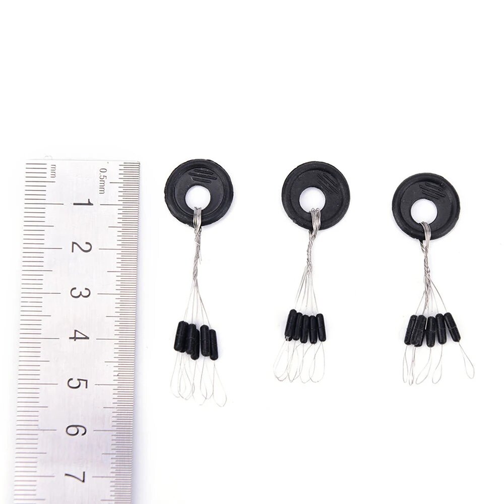 PRO BEROS Черные поплавки Space Bean, L, 50Set, 300Pcs