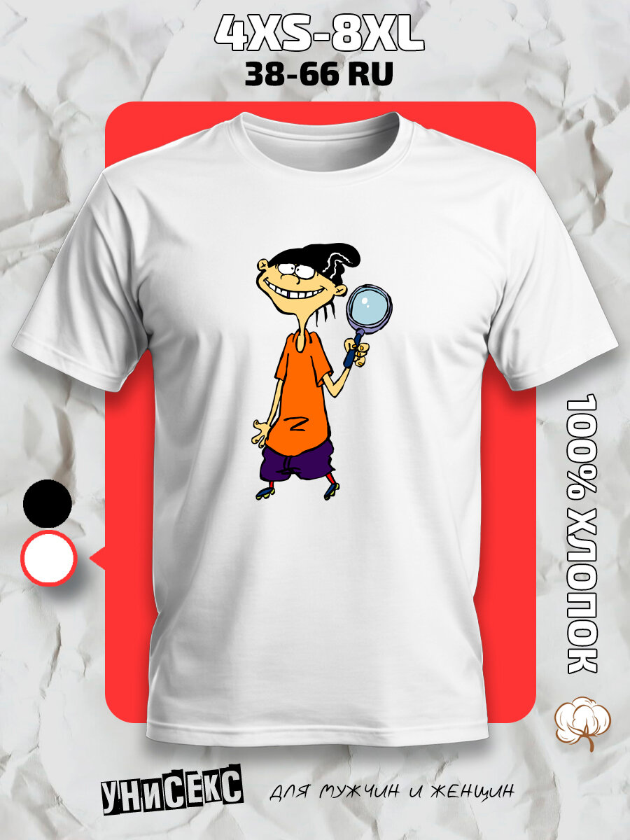 Футболка с принтом эд эдд и эдди ed edd n eddy