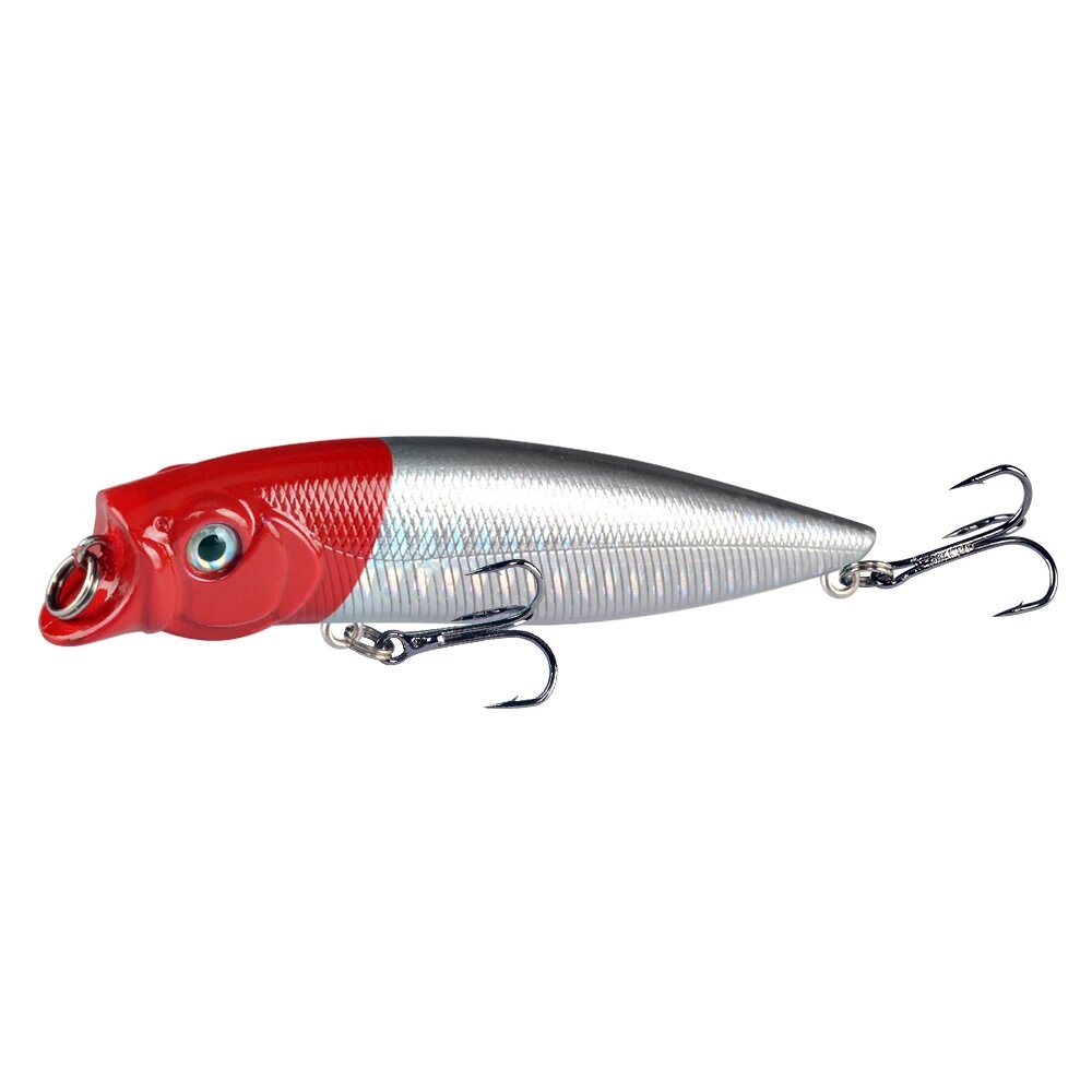 Поппер LINGYUE Topwater Bait, красный, 9.2см, 11.5г, Y205-6