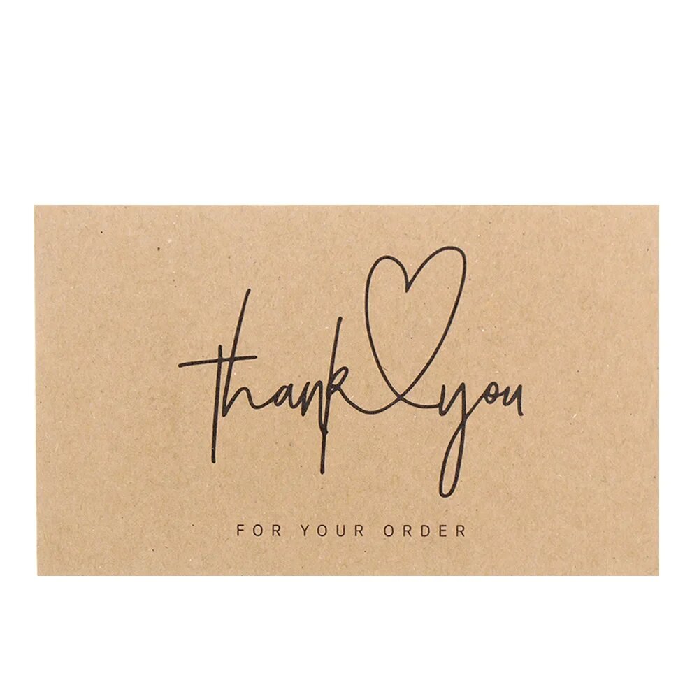 Благодарственные бирки из крафт-бумаги, 30 шт. 30PCS type 3