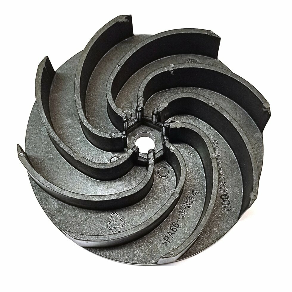 Крыльчатка Калибр насоса НПЦ-750 НПЦ-1000 Колесо рабочее D=92мм d=8мм h=20мм 009.03.037