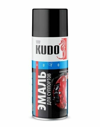 Краска аэрозольная для суппортов черная kudo 520 мл Kudo KU-5214