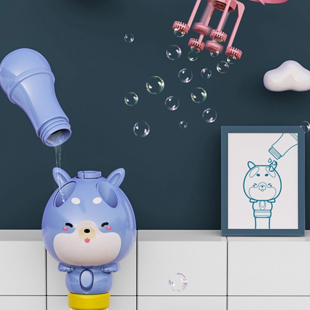 Бамбуковая стрекоза, летающая на ветряной мельнице, Пузырьковая машина-Медведь