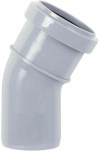 Отвод внутренняя канализация 50/15 /уголок/ ПВХ( цена за 5 ШТ)