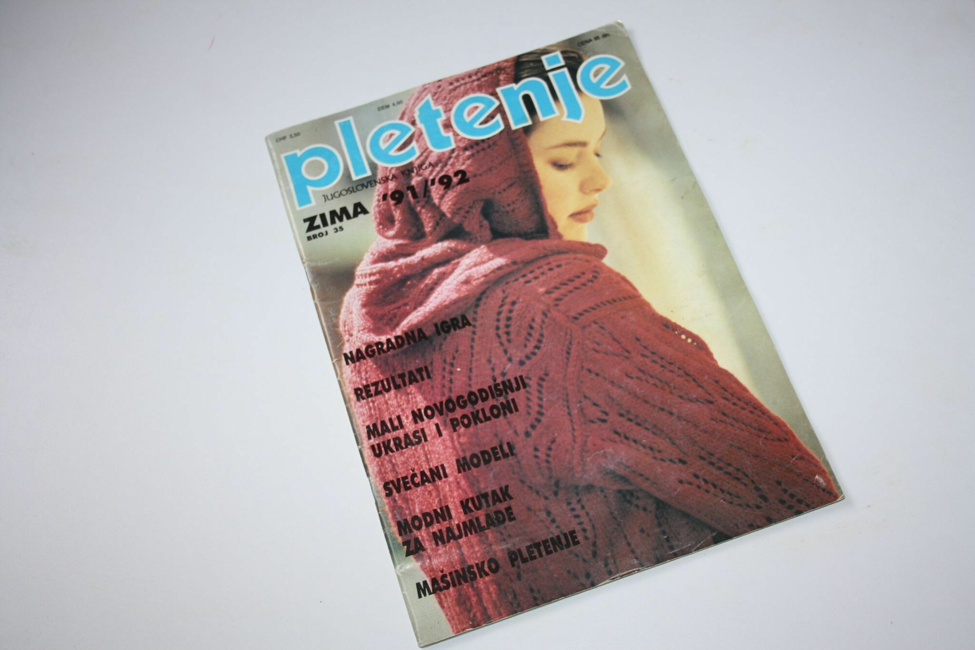 Журнал Pletenje. Zima 91/92. No. 35
