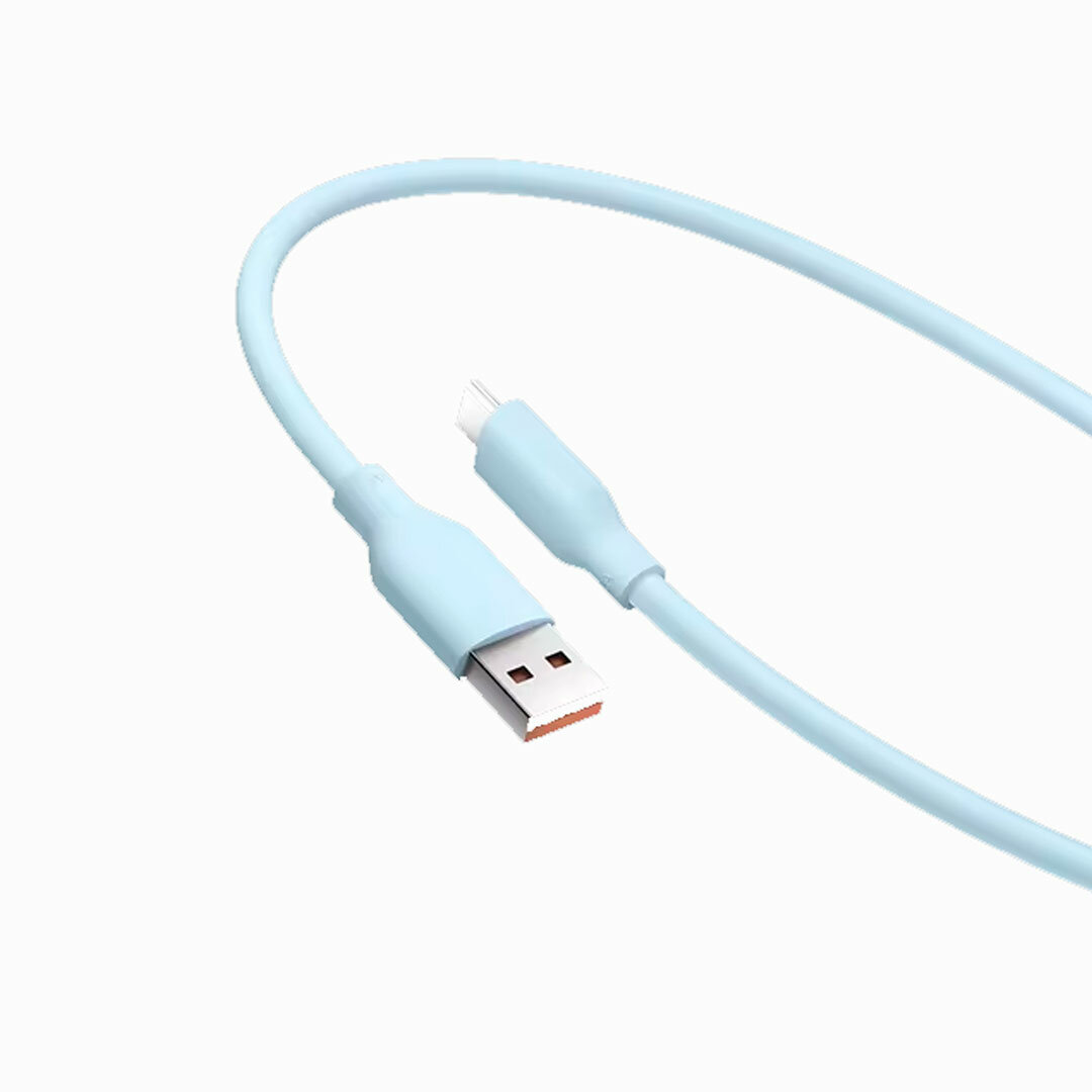 Кабель Xiaomi 6A Skin-Friendly Silicone Fast Charging USB - Type-C 2m (Blue)