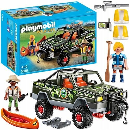 Конструктор Playmobil Wild Life - Приключение на внедорожнике - Плеймобиль 5558