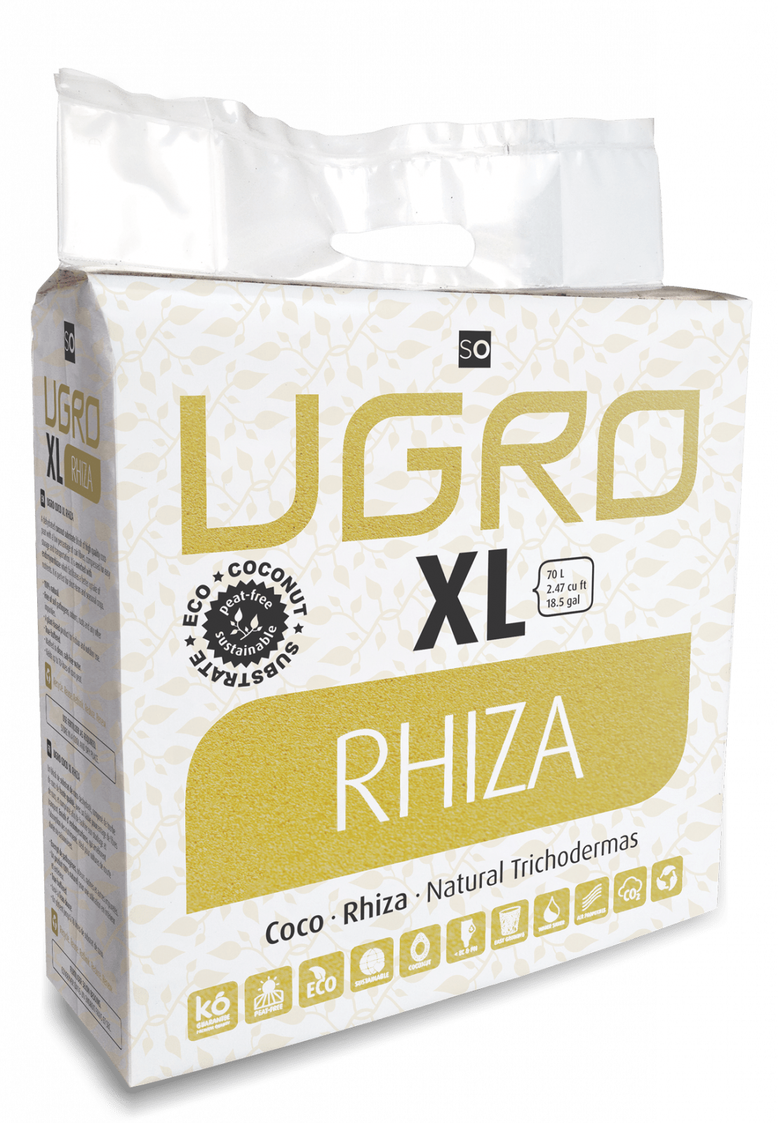 Кокосовый субстрат для растений UGroCoco UGRO XL Rhiza