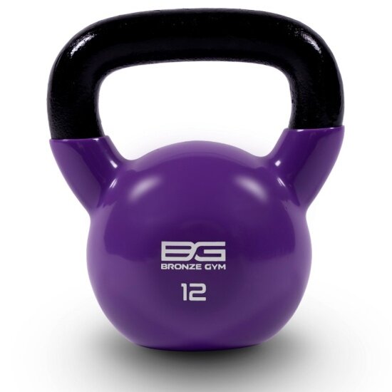 Гиря Bronze Gym в виниловой оболочке 12 кг