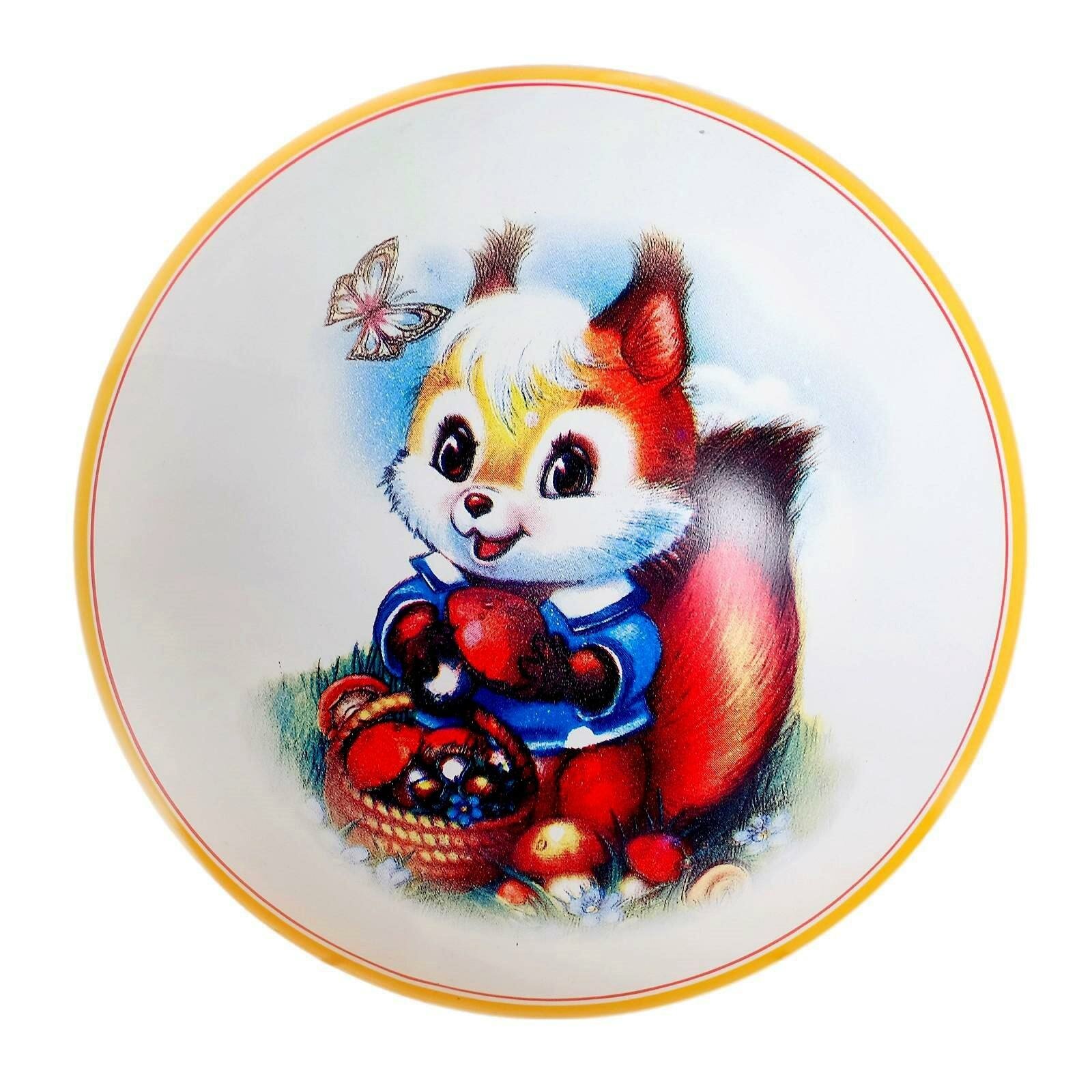 Мяч детский с рисунком ЧПО им. Чапаева, от 3 лет, d=20 см, резина, цвет микс