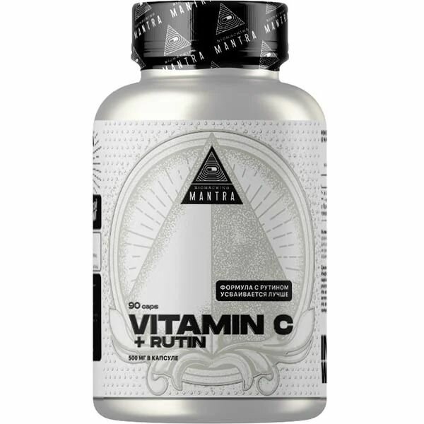Mantra Витамин С + Рутин капсулы 620мг №90