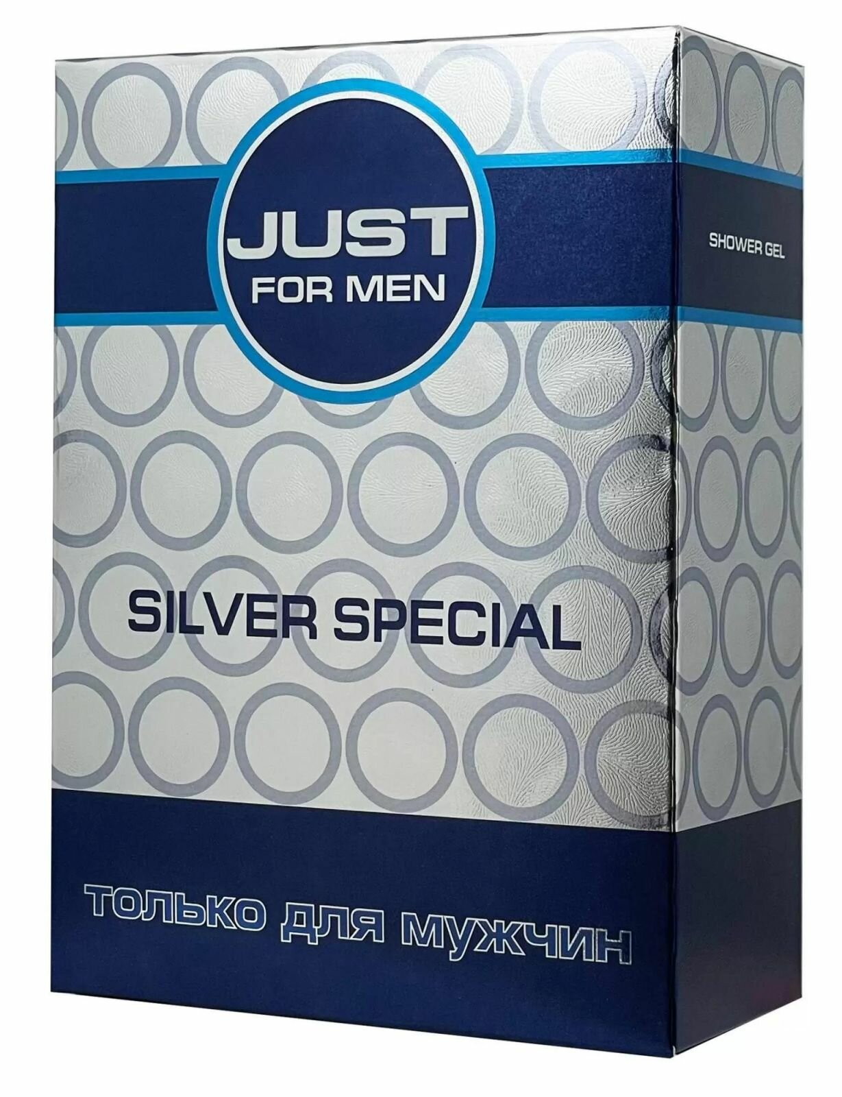 Набор уходовых средств FESTIVA "Just for Men", Silver, шампунь, гель для душа, по 210 мл