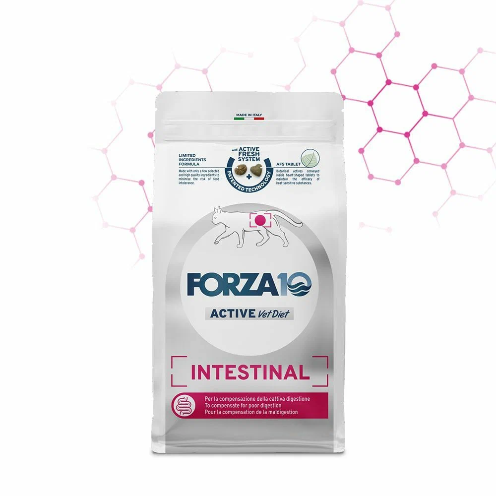 Корм сухой для кошек Forza10 Active VetDiet Intestinal при проблемах с кишечником, 1500 г