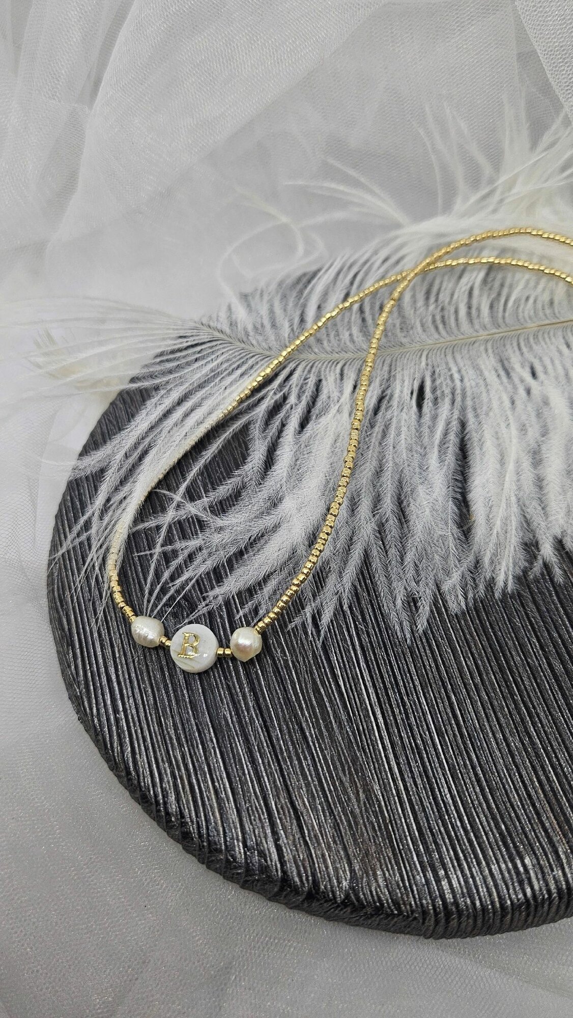 Колье, перламутр