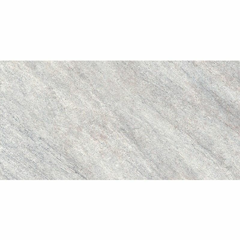 Керамогранит Керамин Кварцит 7 светло-серый 30х60 см серый матовая