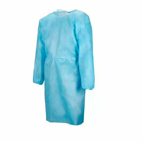 5 шт. Халат хирургический стерильный 140 см, 52-54 размер, манжета, спанбонд 25 г/м2, NF