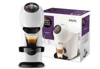 Krups Капсульная кофемашина KP240110, белый, прозрачный