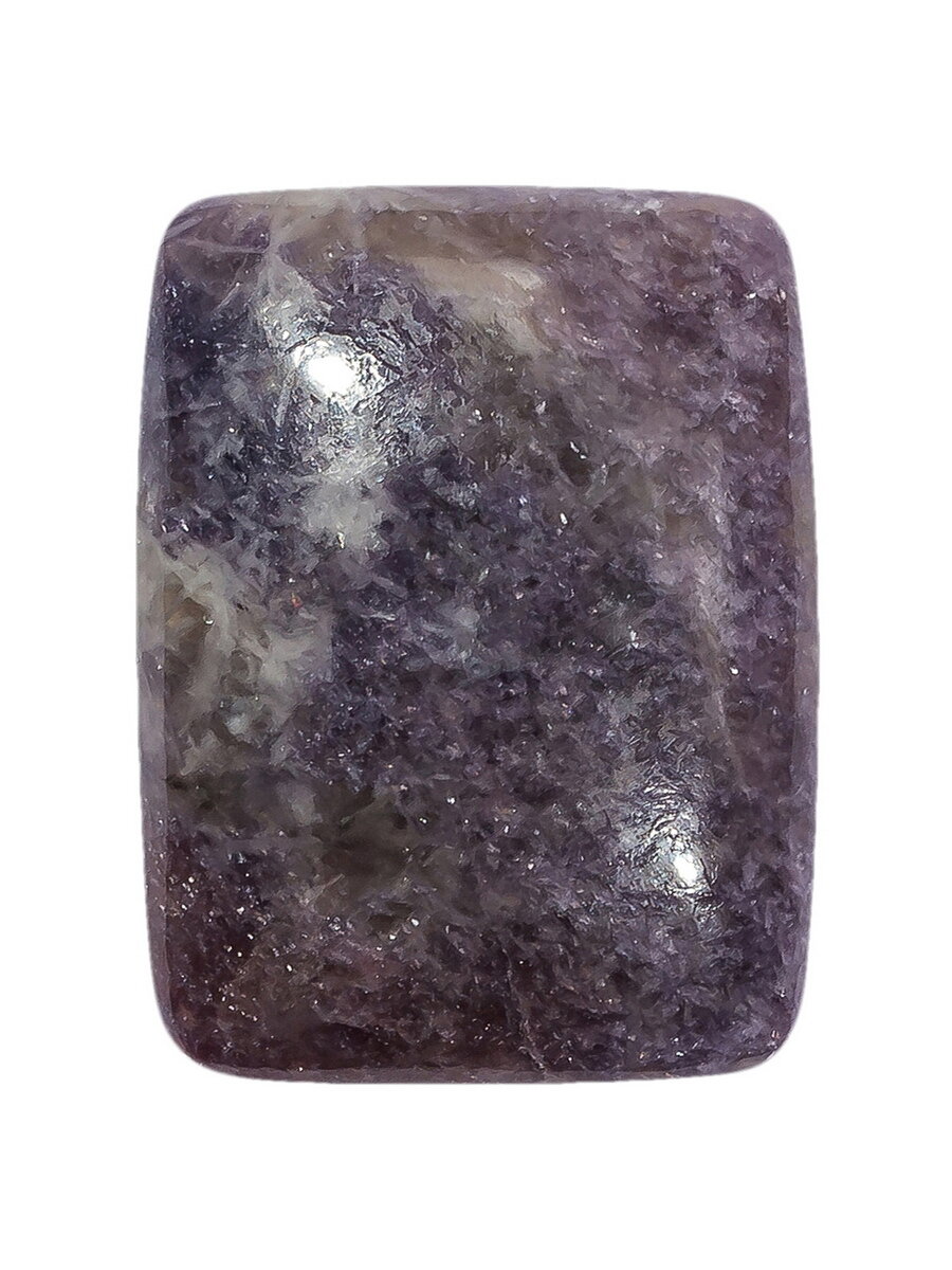 Кабошон Лепидолит 37х28х6 мм.