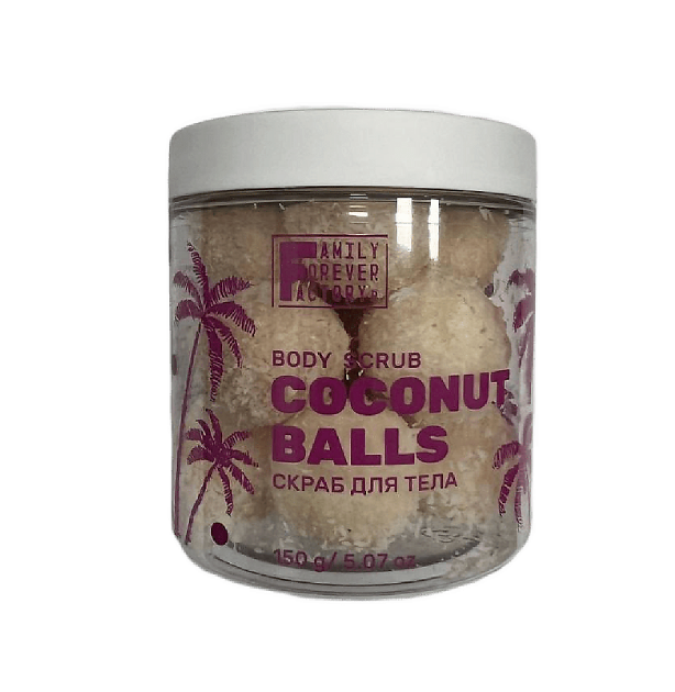 Скраб для тела Family Forever Factory COCONUT BALLS, 150 гр