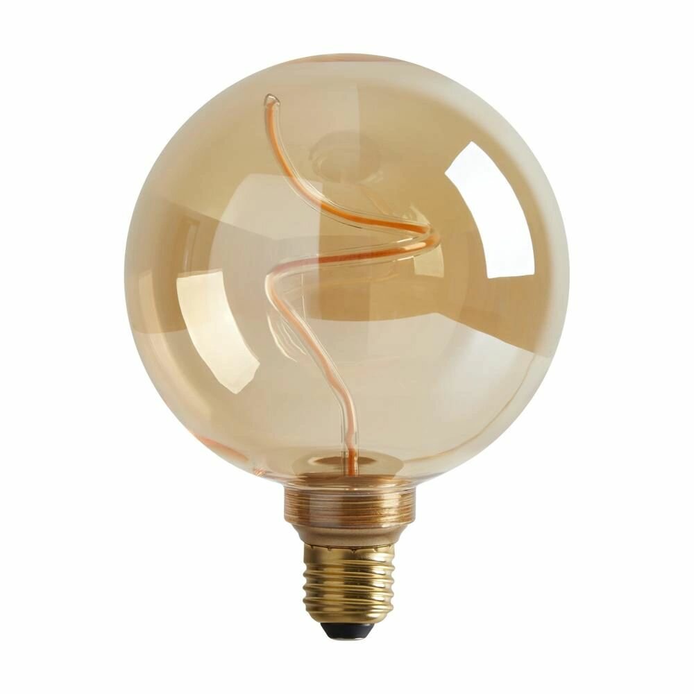Сетодиодная лампа Золотой шар 5 Вт Е27 диммируемая спираль теплый свет
