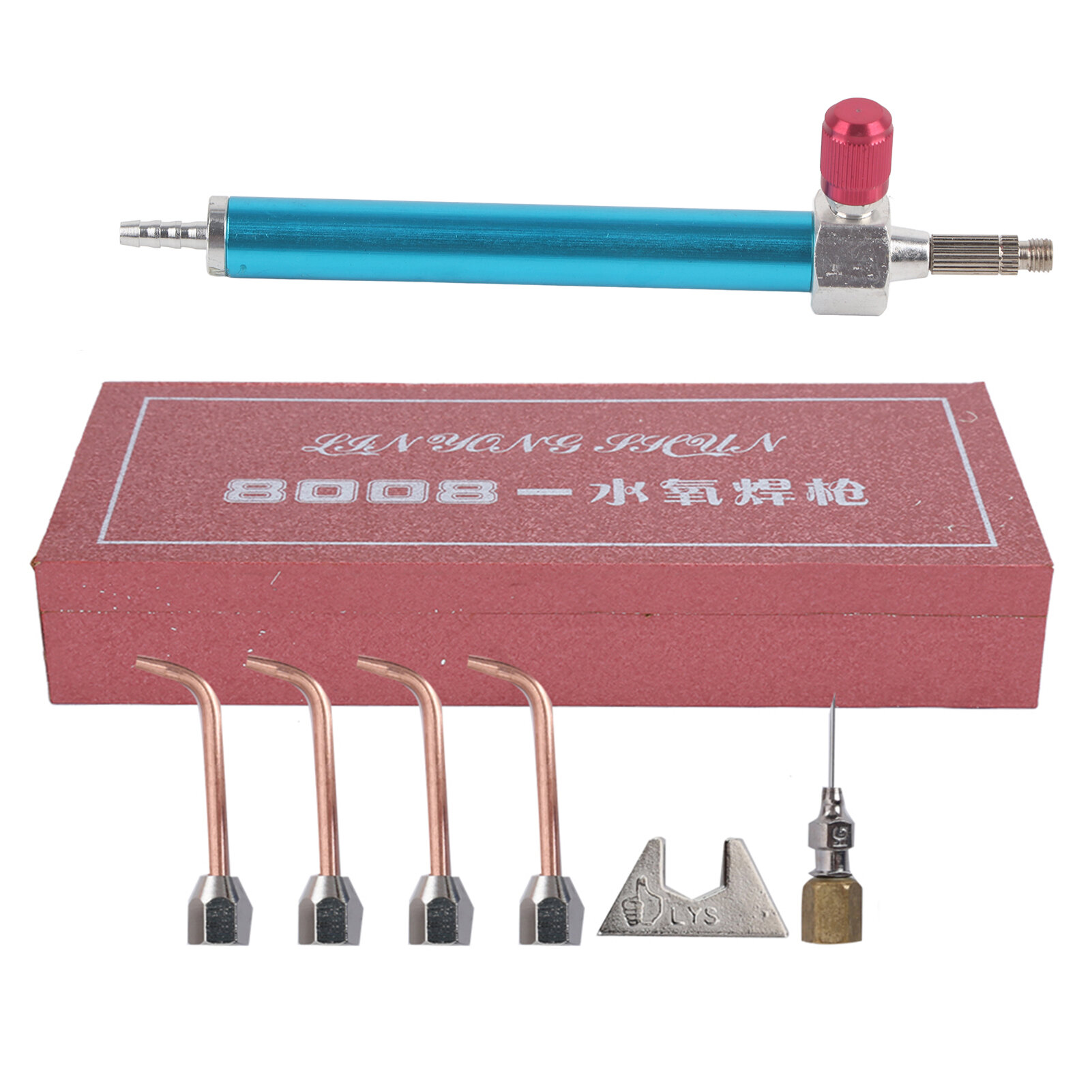 Паяльная горелка для ювелирных изделий с набором из 3-х наконечников, портативная и с регулируемым контролем пламени, для изготовления, ремонта и поделок ювелирных изделий