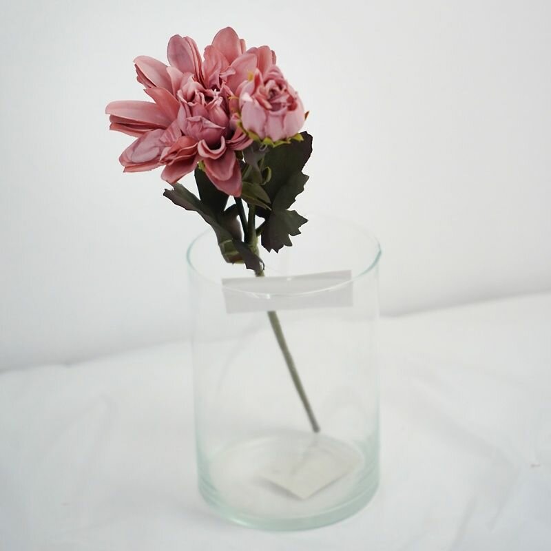 Искусственные цветы Феникс-Презент Георгин, Розовый, для декора и цветочных композиций