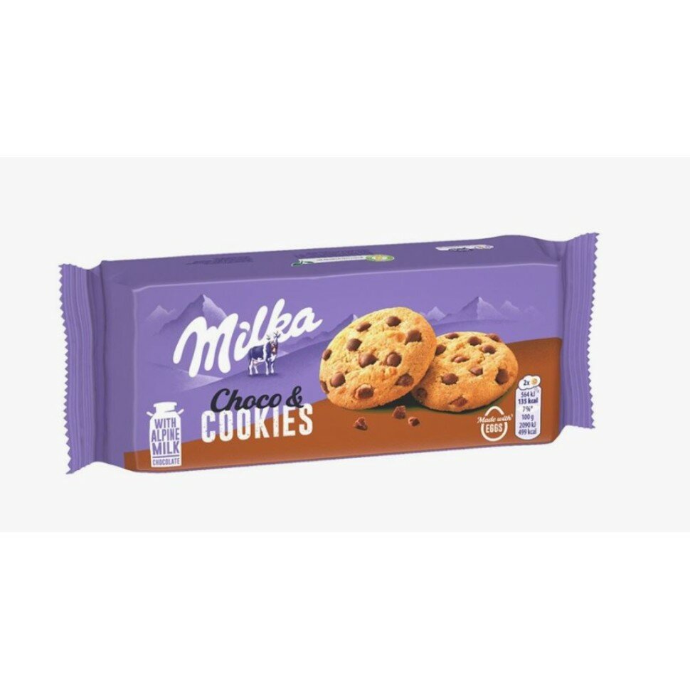 Печенье Милка Чоко с шоколадной крошкой 135 грамм