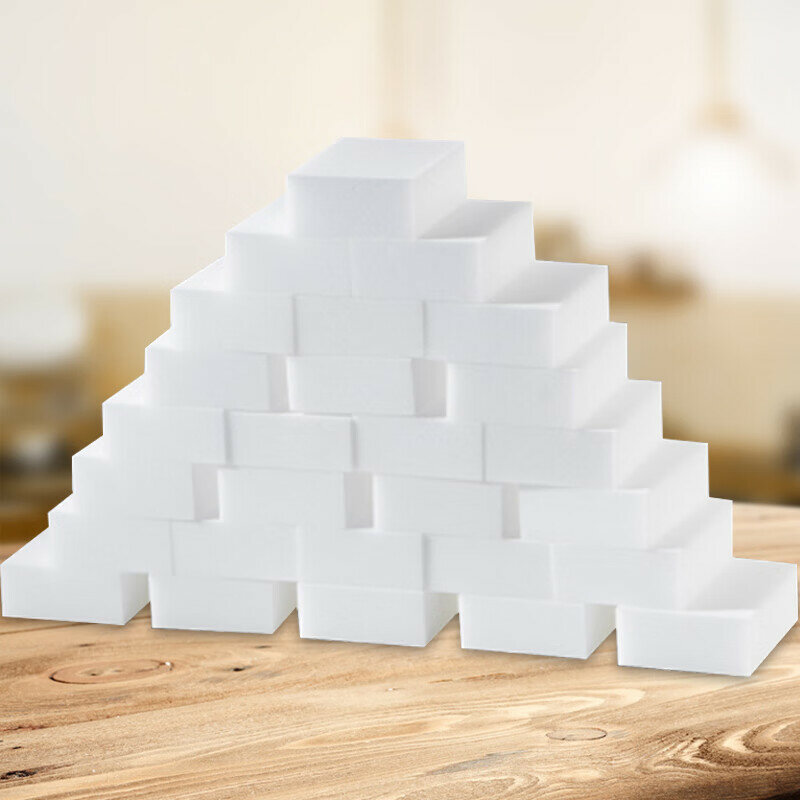 Dafuri 50-Piece Nano Губка Magic Eraser, Чудо Удаление Плейм, Кухонная посуда Чистка Губка, Чистка Подушка