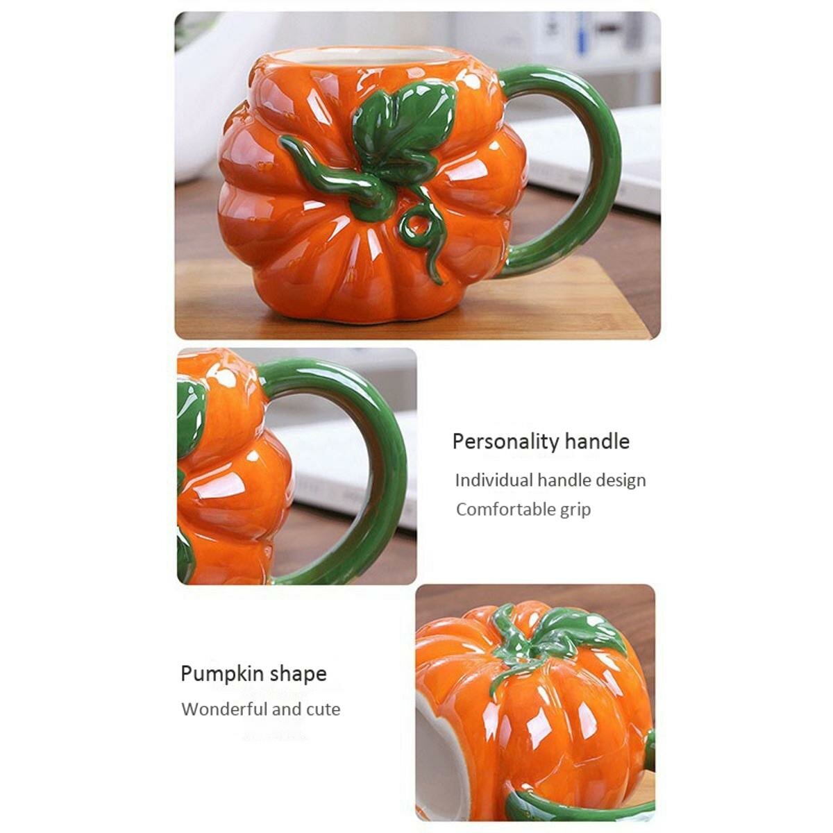 Творческая керамическая кружка с фруктами, милая кофейная кружка с ручкой, детская молочная кружка, персонализированные офисные кружки в форме фруктов - яблоко