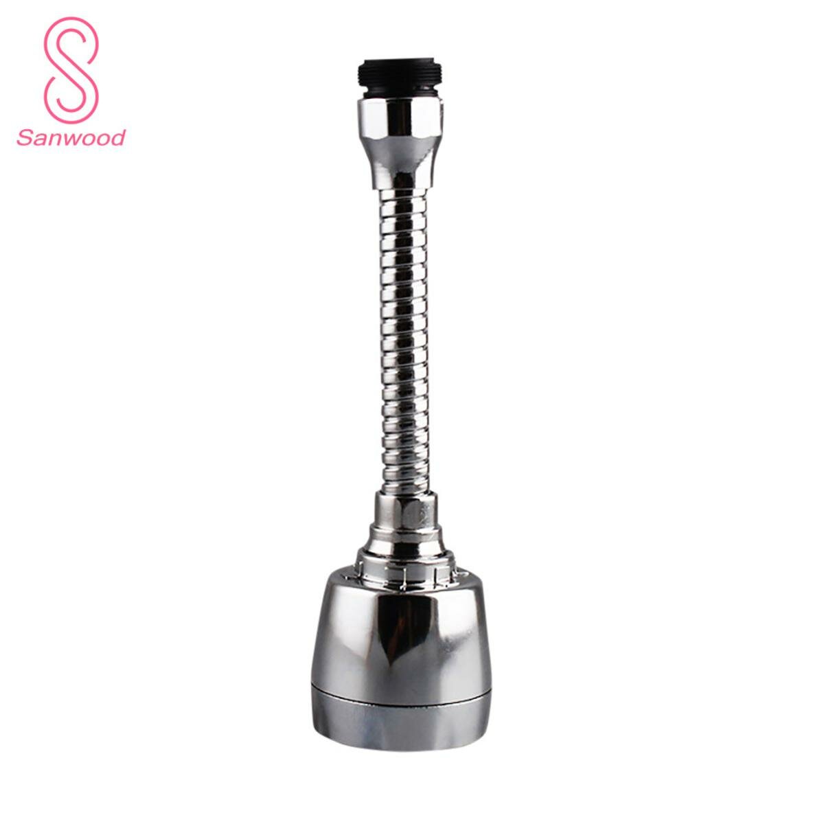 Гибкая насадка-носик на 360 градусов, водосберегающий смеситель для кухонной раковины, удлинитель