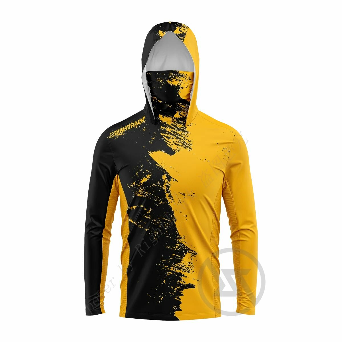 Джерси Своя Атмосфера для рыбалки и активного отдыха с длинным рукавом и капюшоном, защита от солнца