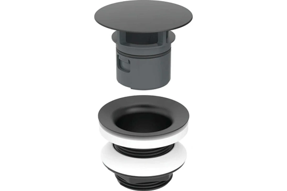 Сливной клапан Geberit 152.050.14.1 L=5 см черный матовый