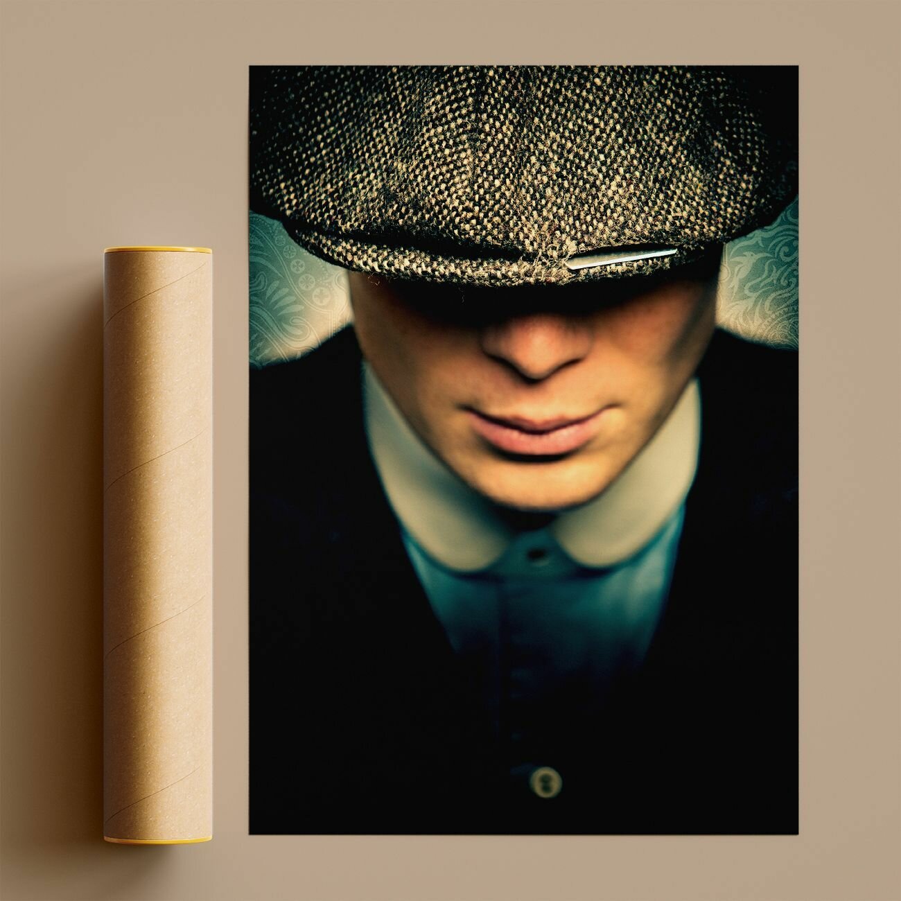 Постер Острые козырьки, Томас Шелби 60х80 см без рамы/ Peaky Blinders, плакат для интерьера, в подарок