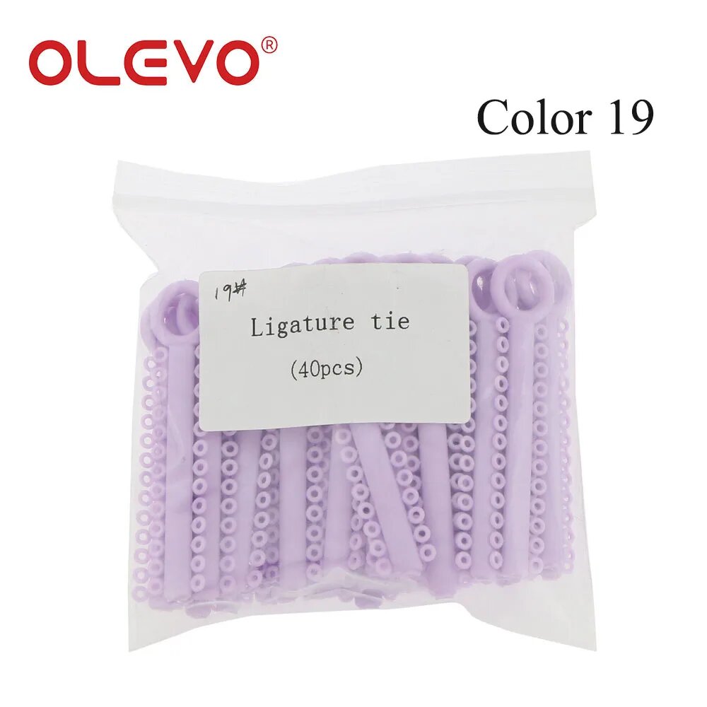 OLEVO ортодонтические лигатуры резиновые 1040 шт.