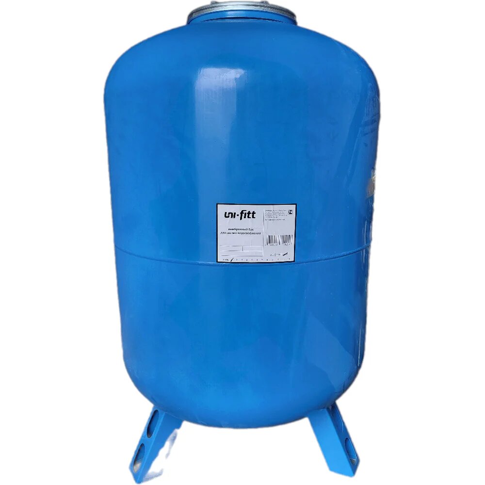 Гидроаккумулятор расширительный Uni-Fitt бак 300 л, для водоснабжения, вертикальный WAV300-U, водоснабжения