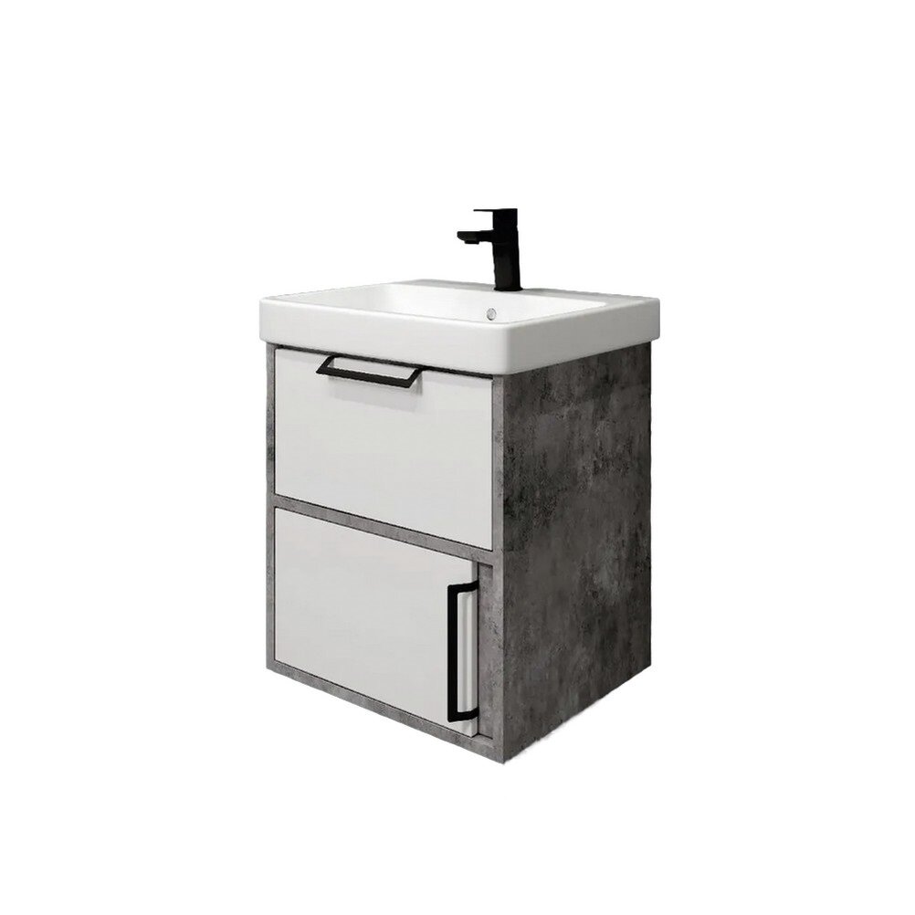 Тумба Eva Gold Hunter 55 подвесная, без умывальника Адриана-55