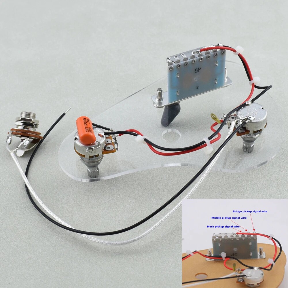 Жгут проводов для гитары 5-way Wiring Harness
