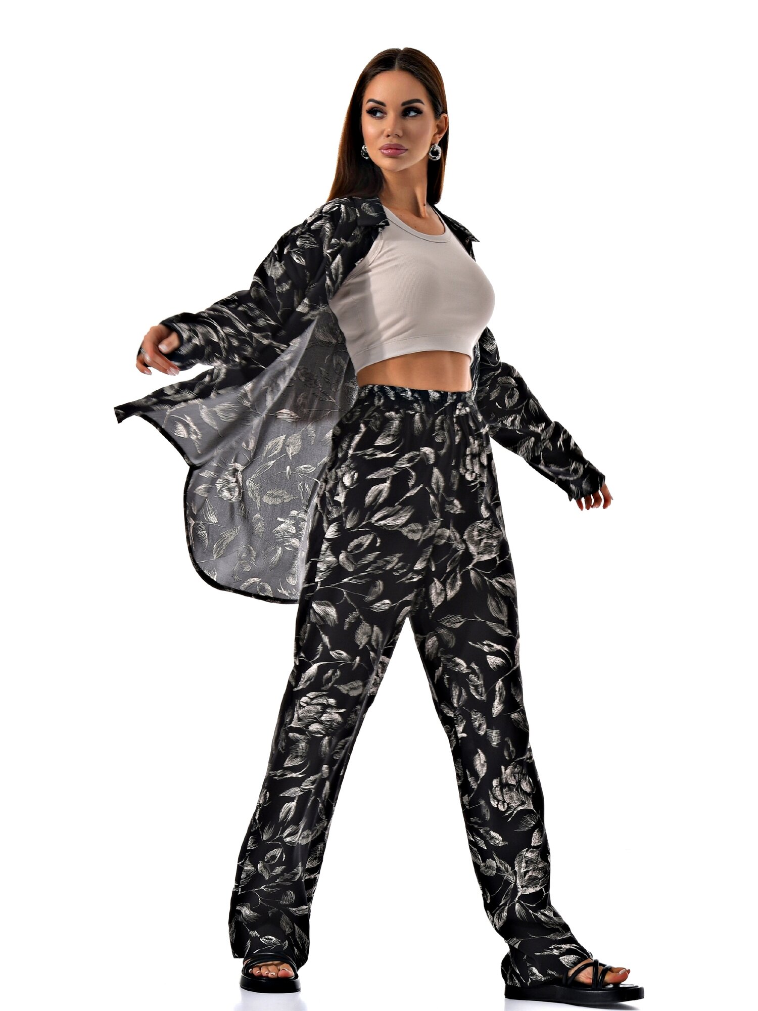 Брюки трубы