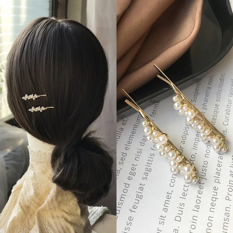 Заколки для волос с жемчугом 5cm pearl