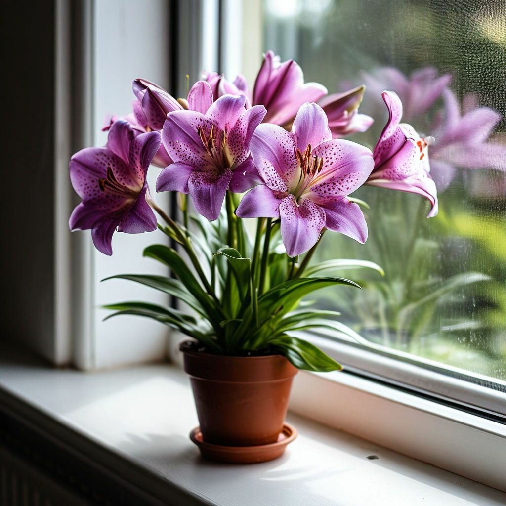 Лилия горшечная, семена для комнатного выращивания