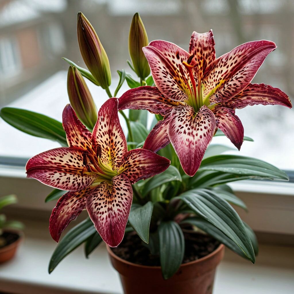 Лилия горшечная, семена для комнатного выращивания