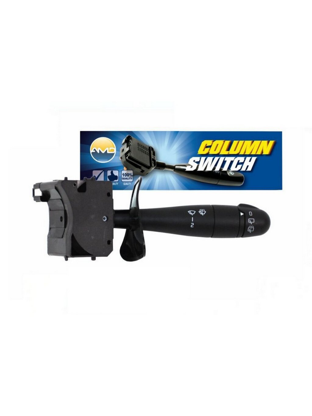 Переключатель стеклоочистителя для а/м Lada Largus, Renault Logan (без БК) (арт. AMD. SBG31)