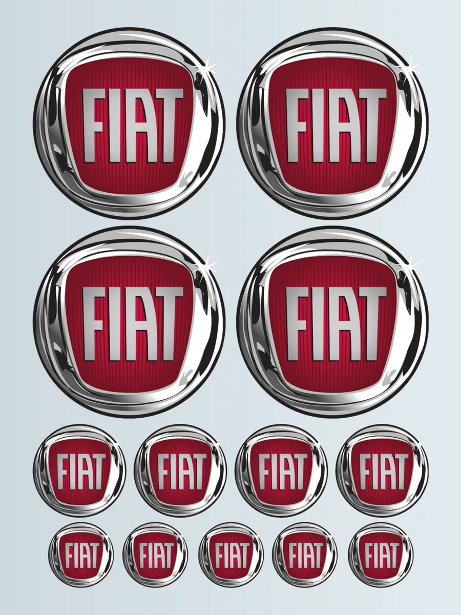Термонаклейки на одежду FIAT